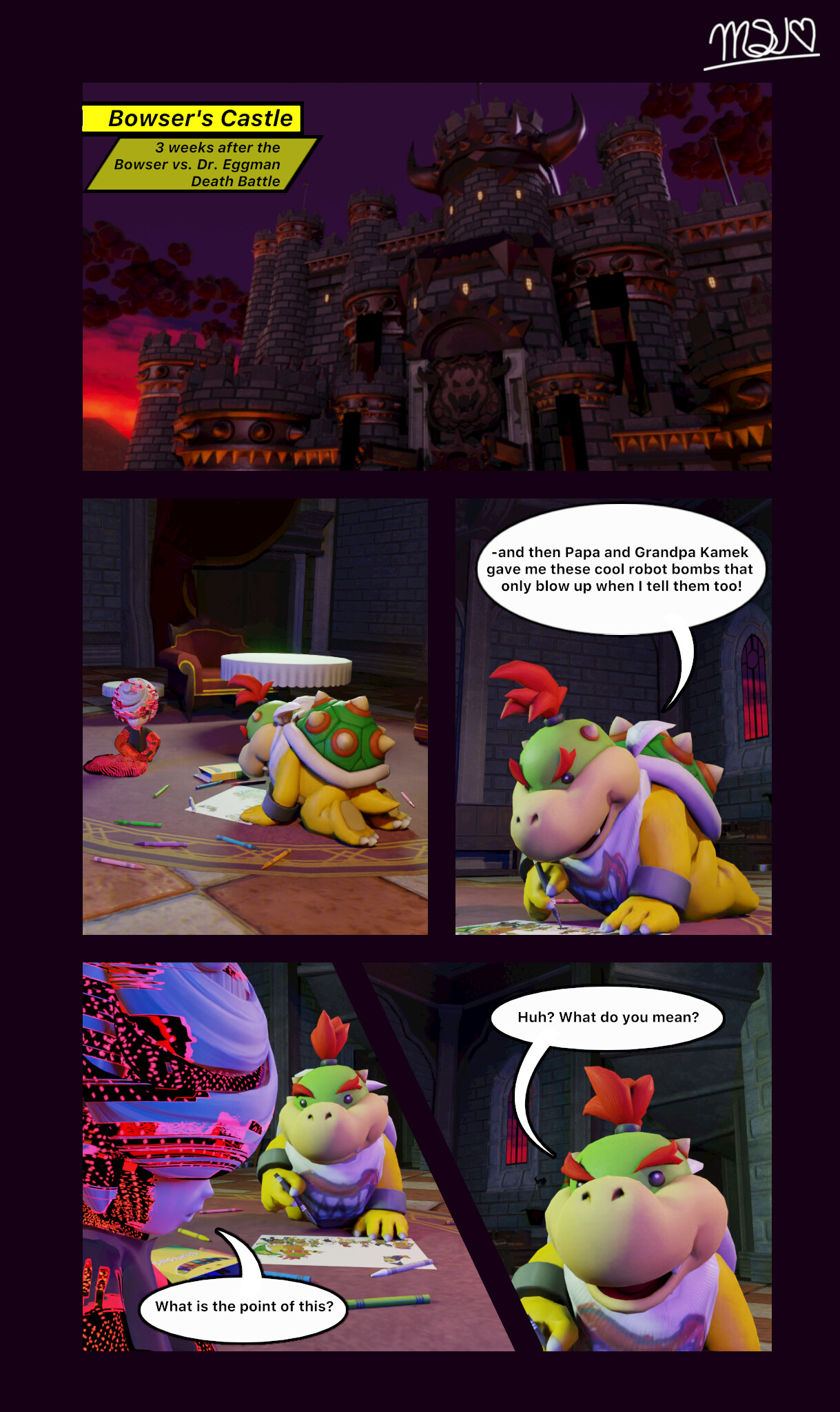 ArtStation - Bowser Jr. and Sage Comic