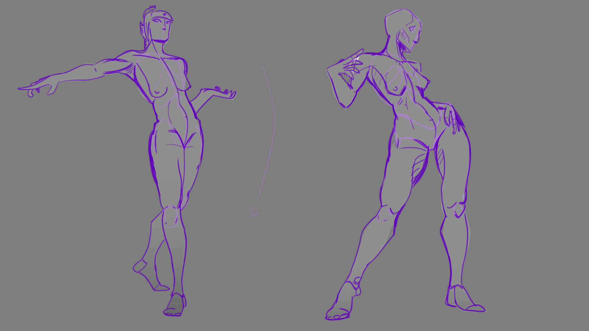 ArtStation - Anatomy Exercise