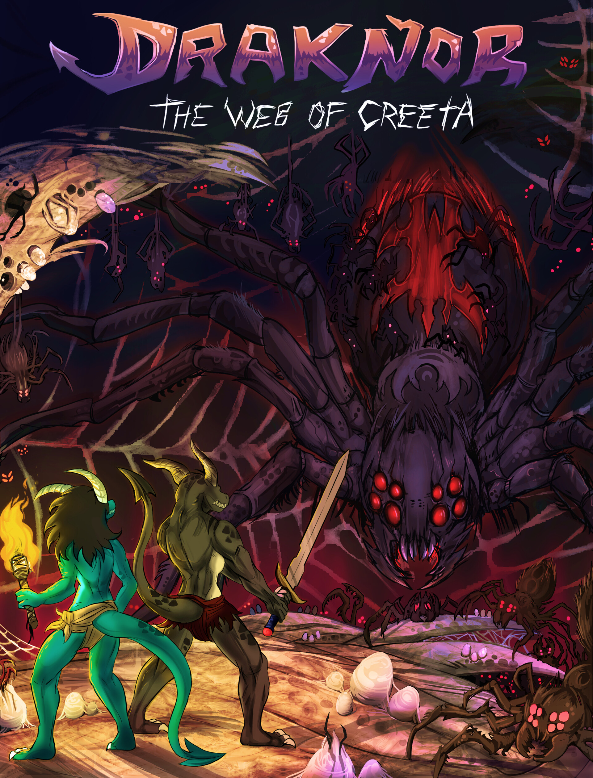 ArtStation - Draknor: The web of Creeta.