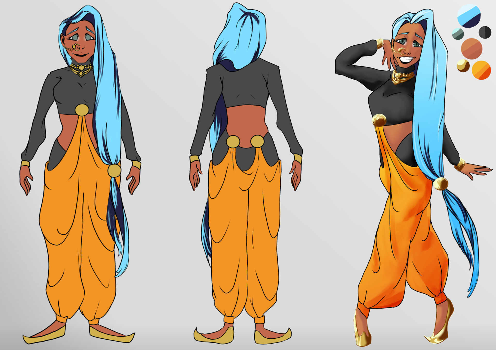 ArtStation - India - Character Sheet