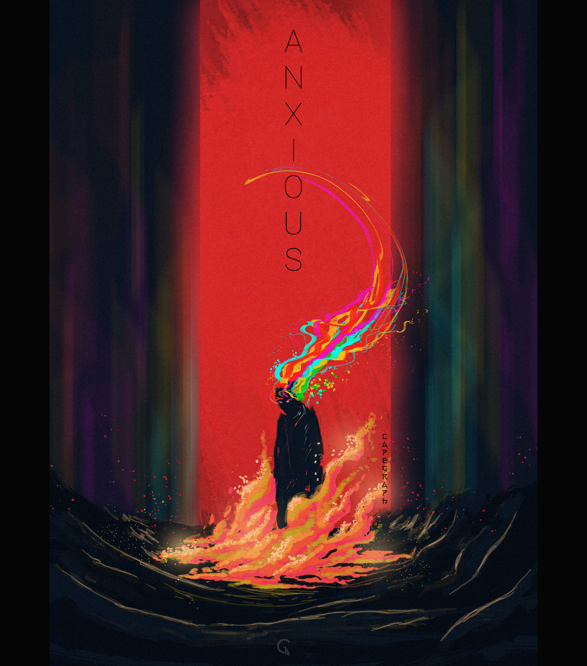 Faaiz Ghouri - Red Illustrations