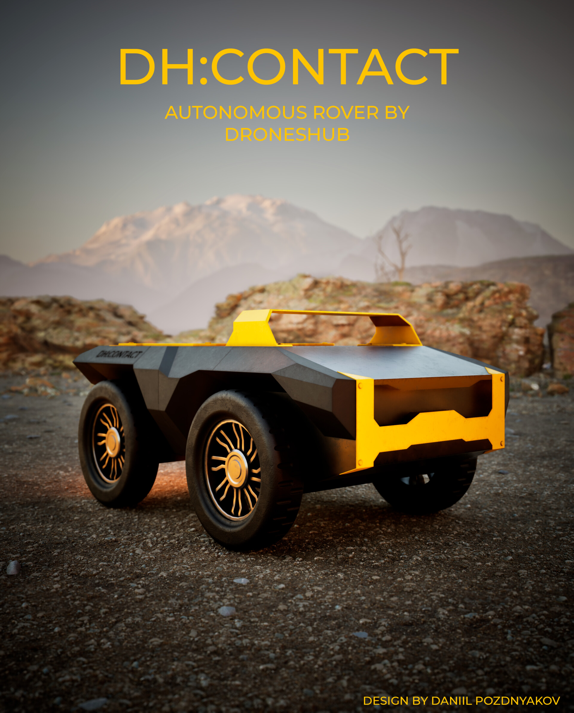 ArtStation - DH:CONTACT AUTONOMOUS ROVER