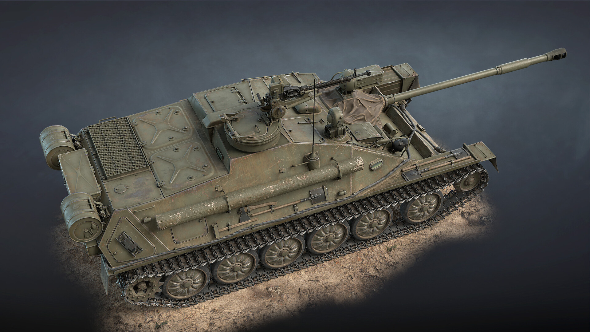 Serhii Ryzhkov - ASU-85 Self-Propelled Gun