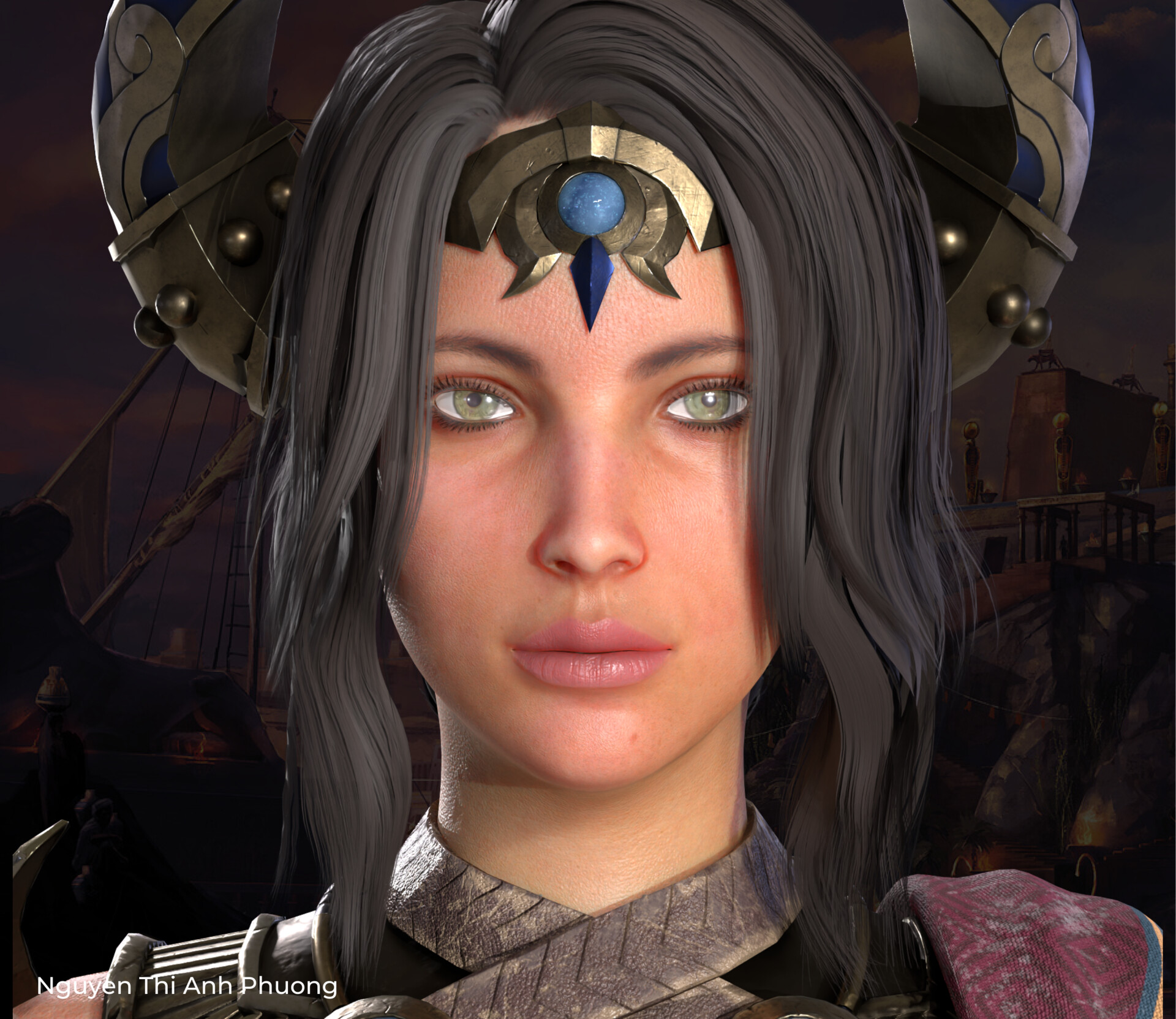 ArtStation - 3D Character Ishtar