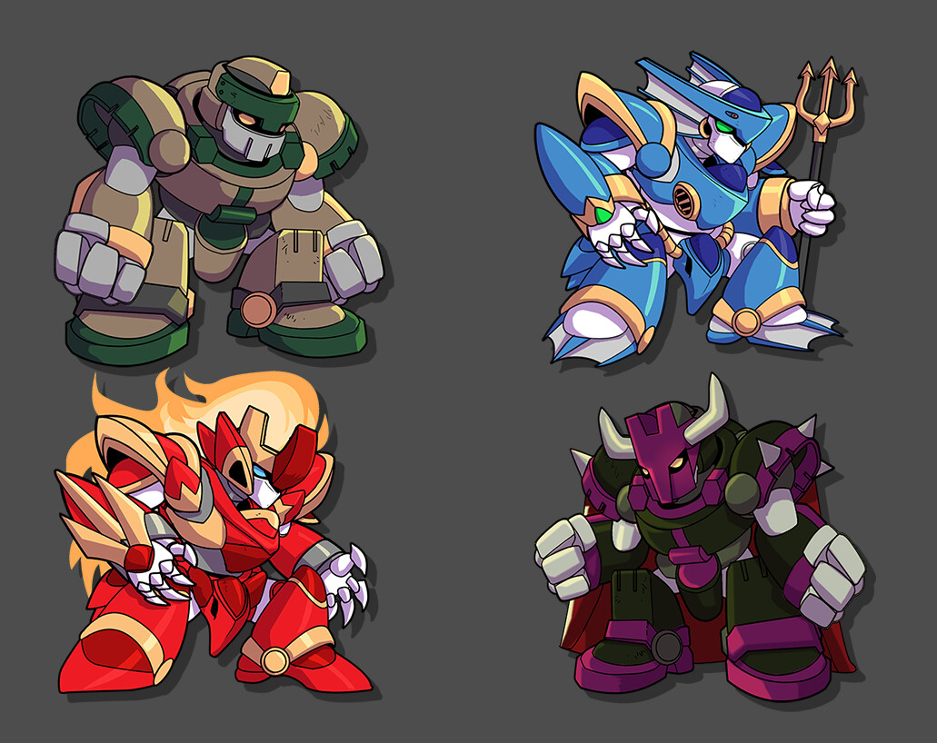 ArtStation - Super Deformed robot Art