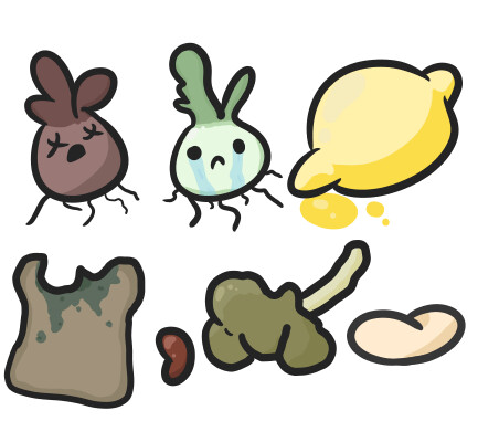 ArtStation - The Binding of Isaac Food Items