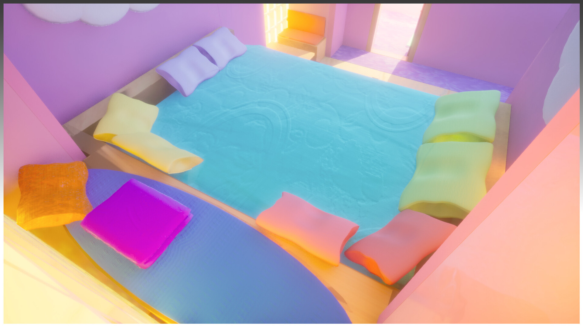 ArtStation - "My Dream Bedroom" Interior Design Game Art Environment ...