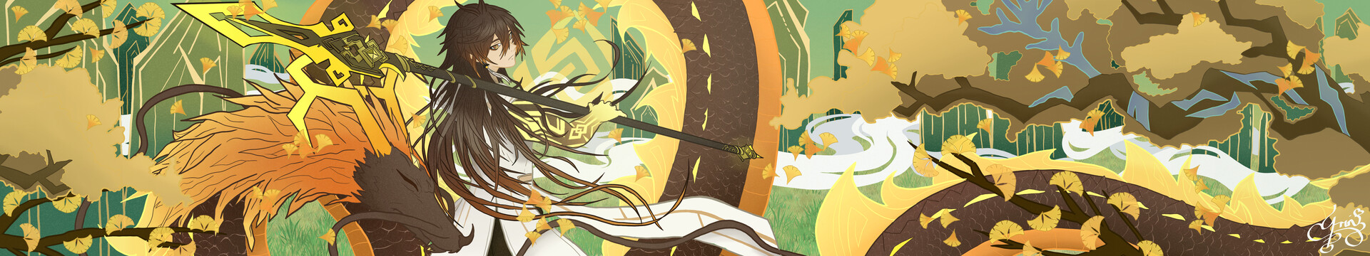 ArtStation - Morax, God of Contracts (Genshin Impact Fan Art)