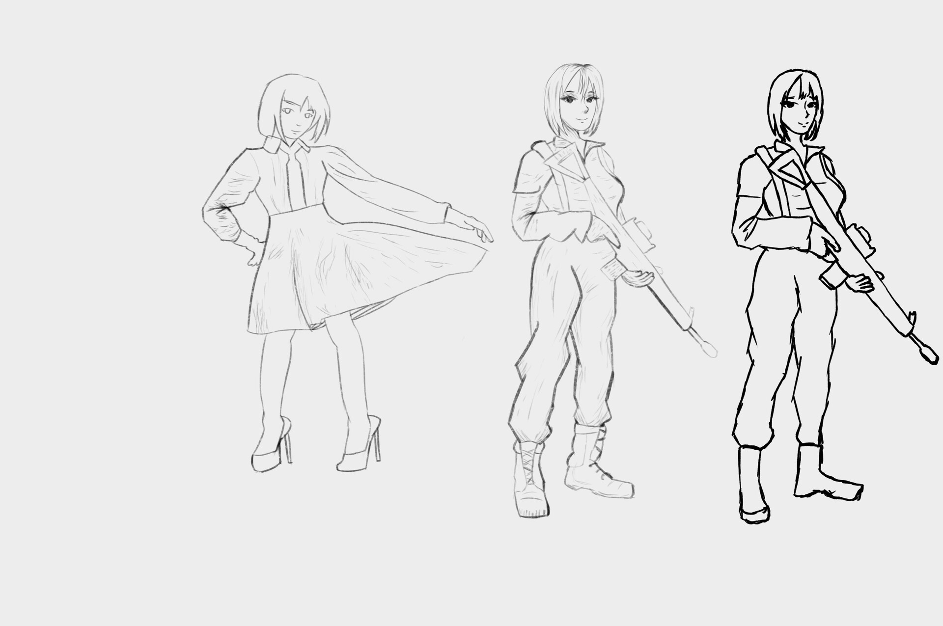 ArtStation - Character Sketch Practice