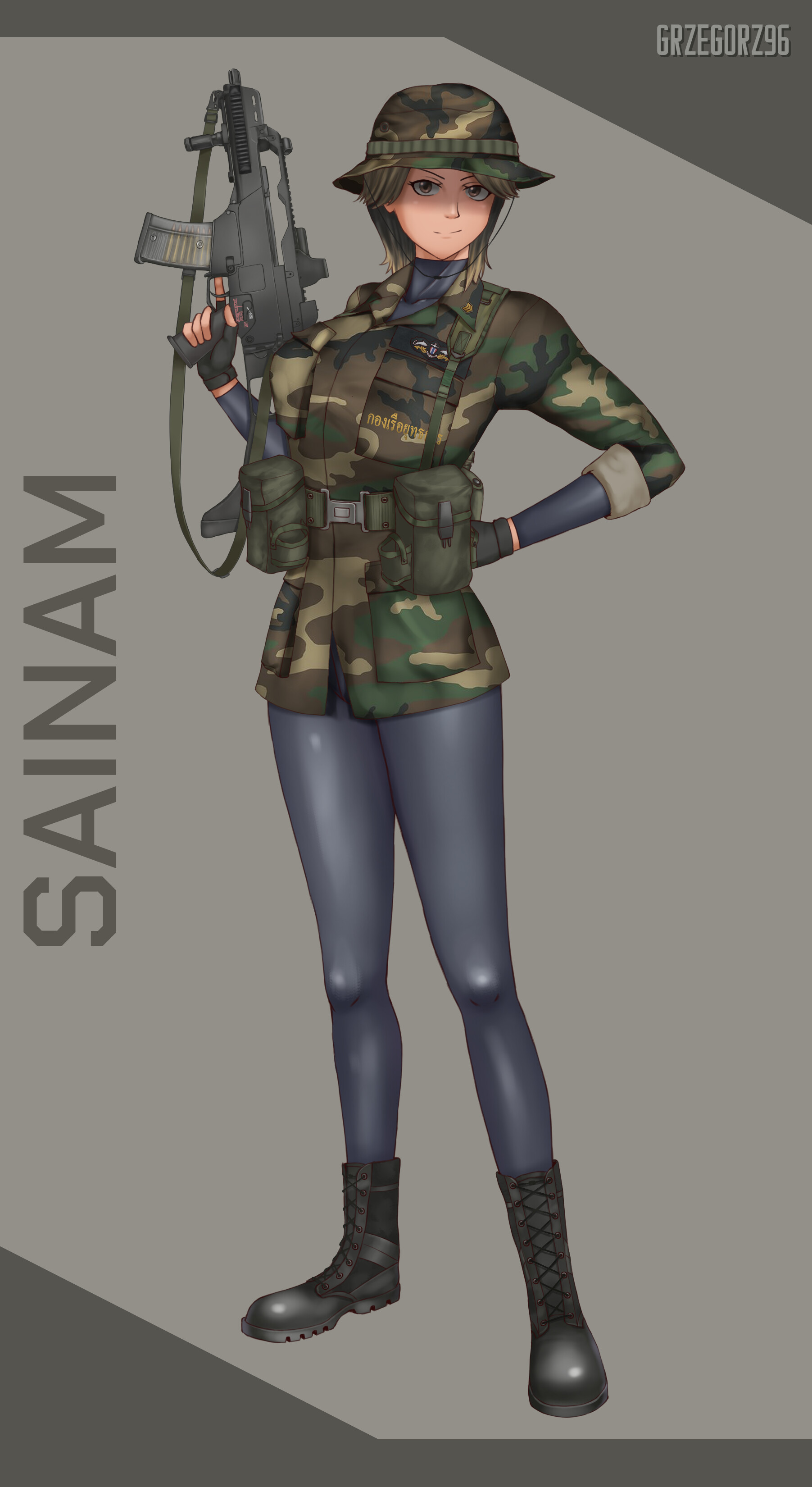 ArtStation - Sainam My new OC