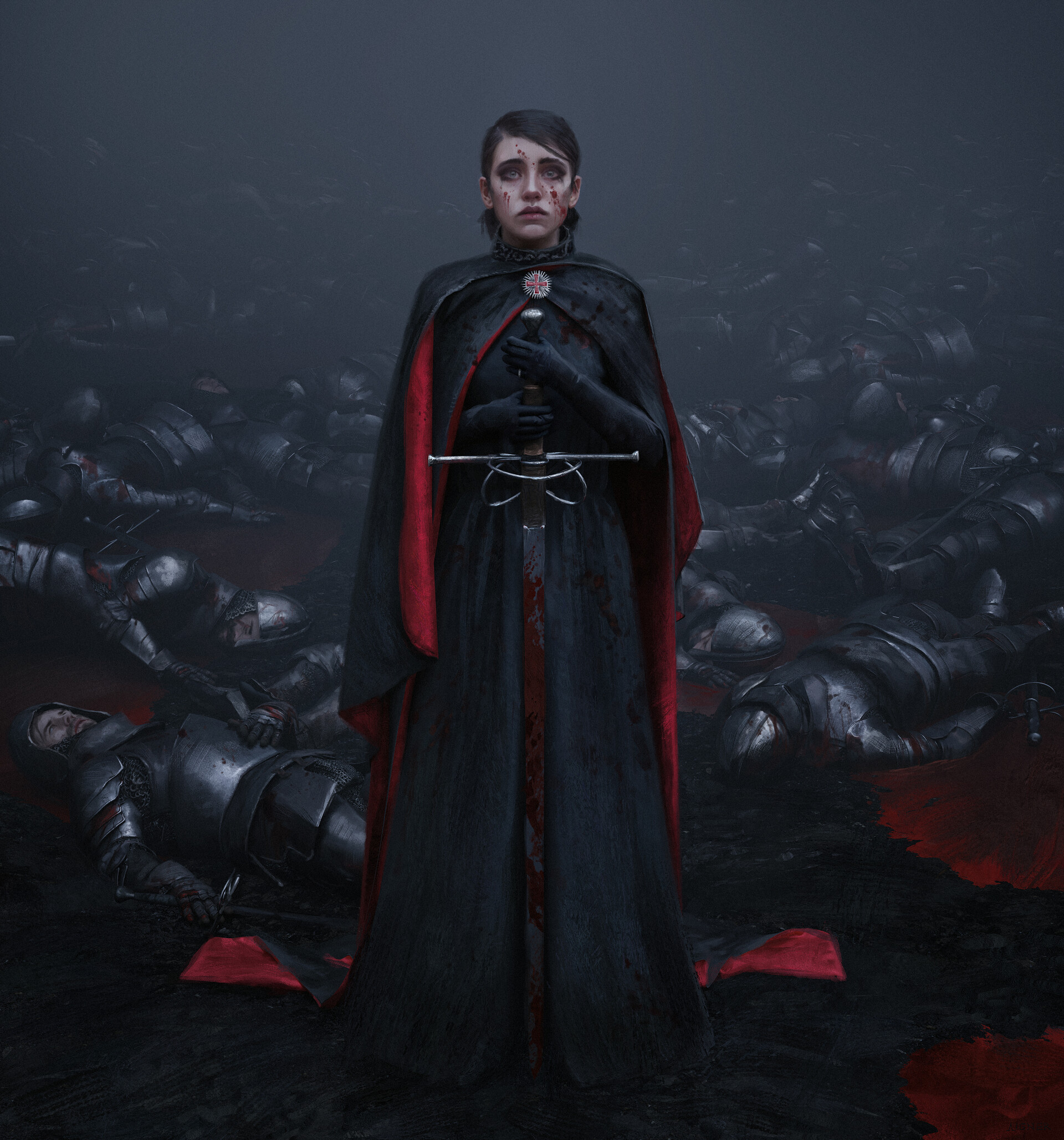 ArtStation - The Field of Ash and Blood