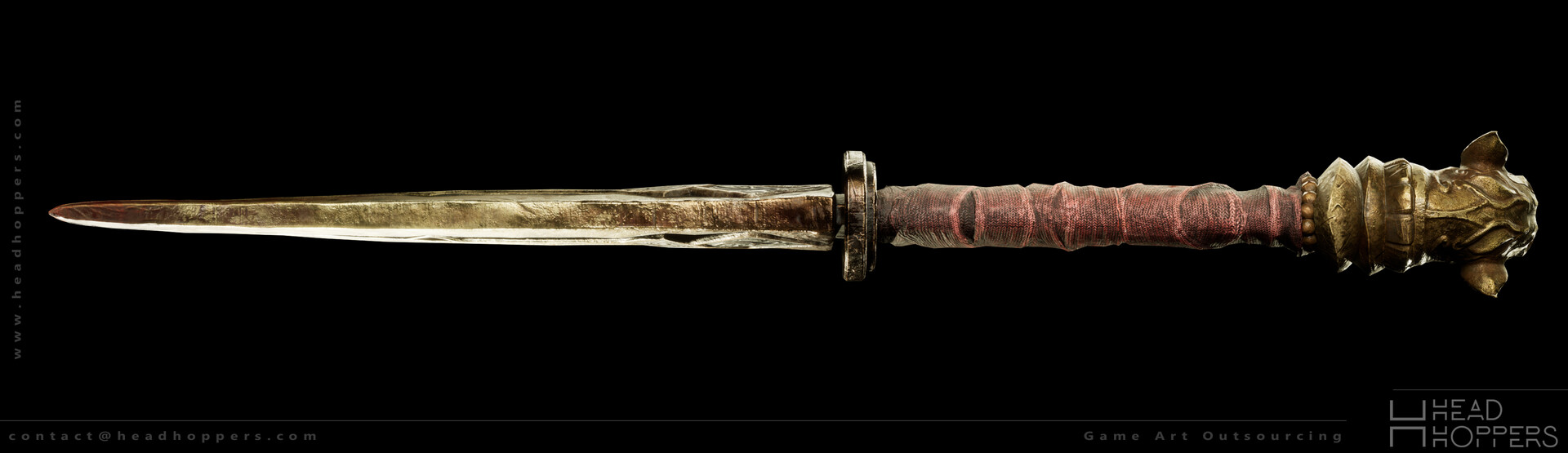 Head Hoppers Studios - Rat Captain - Sword