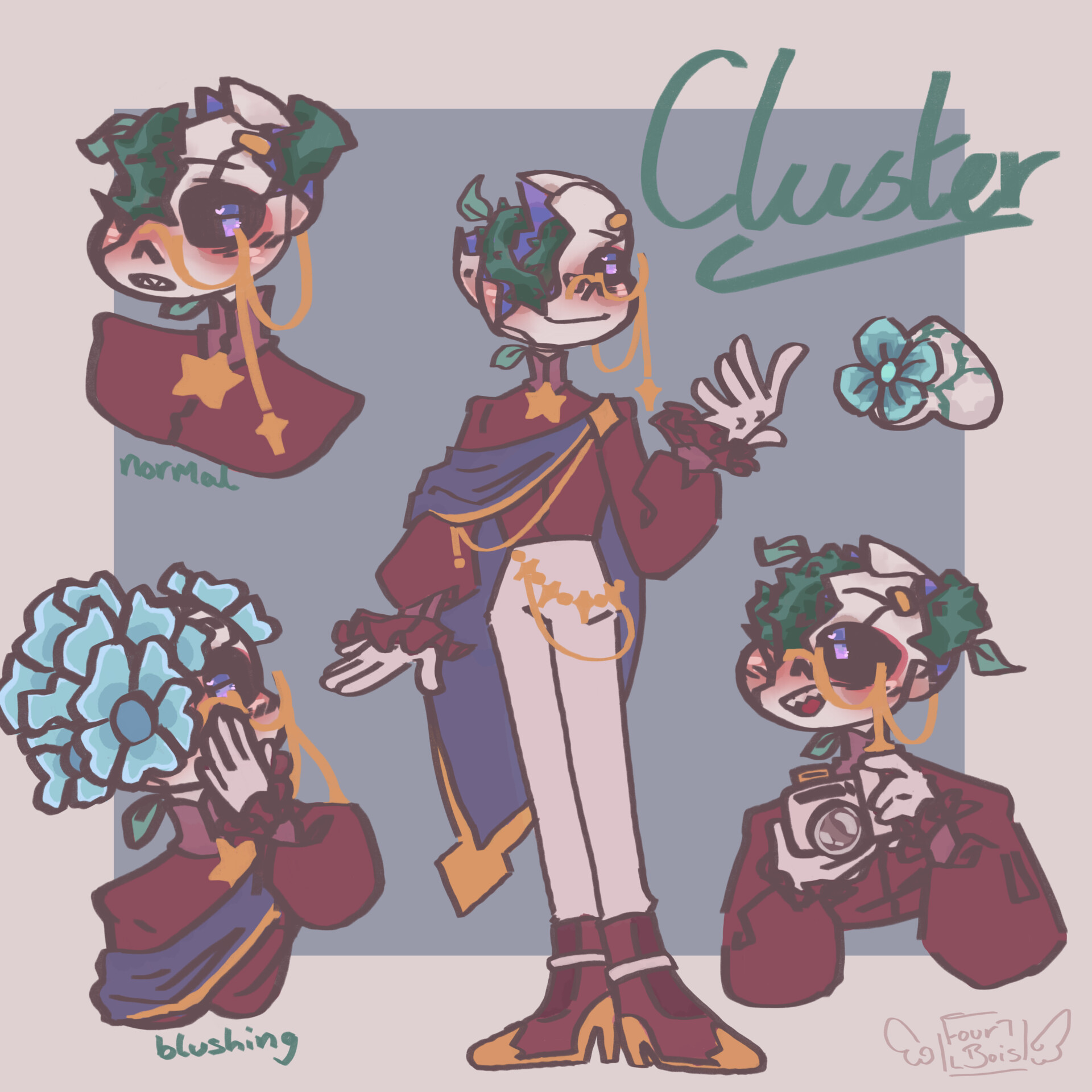 ArtStation - Cluster character sheet