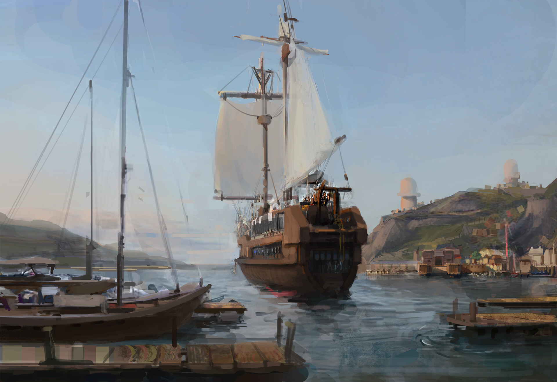 ArtStation - harbour