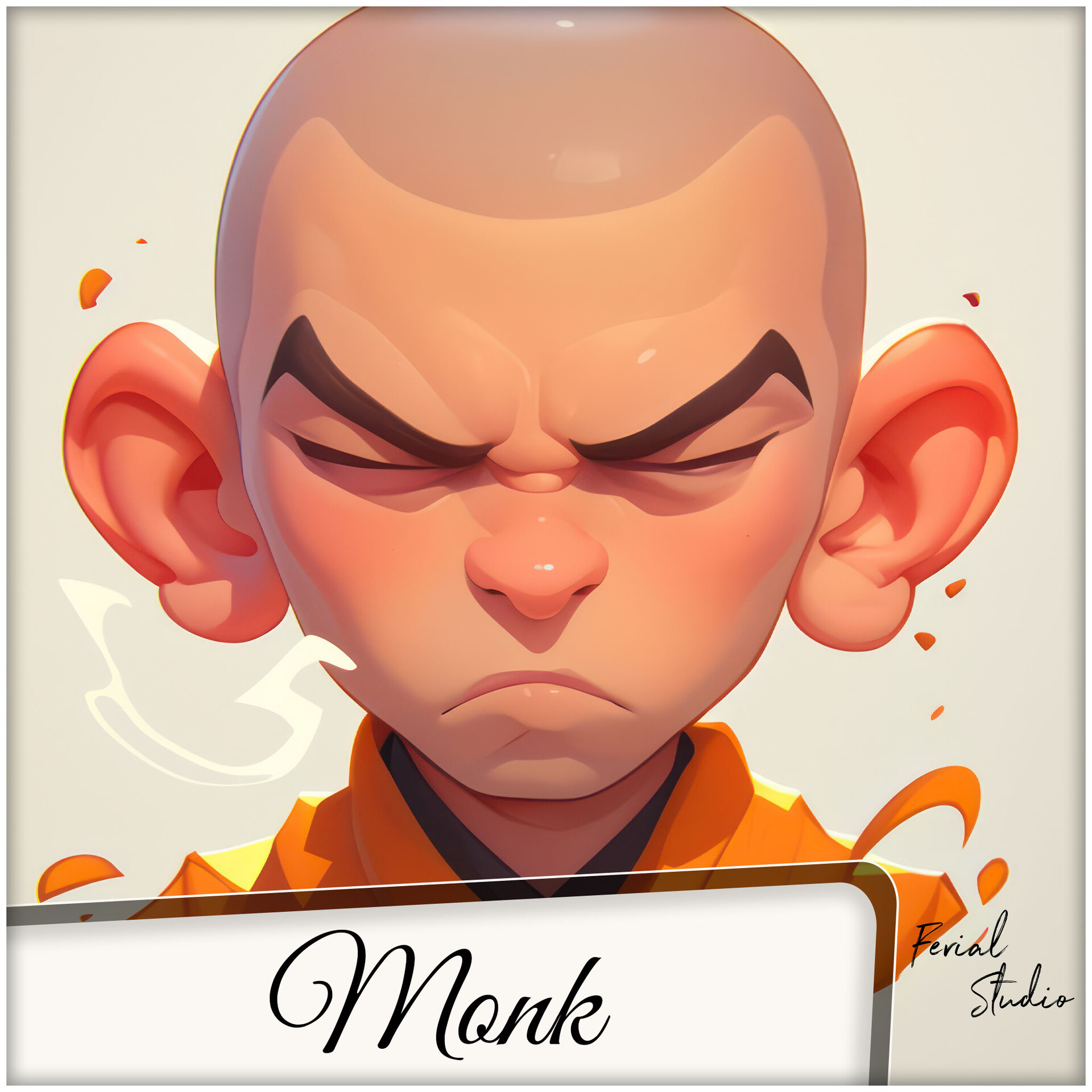 ArtStation - 🔹230 Monk - Head Model Reference Image Pack v.32 |4K|