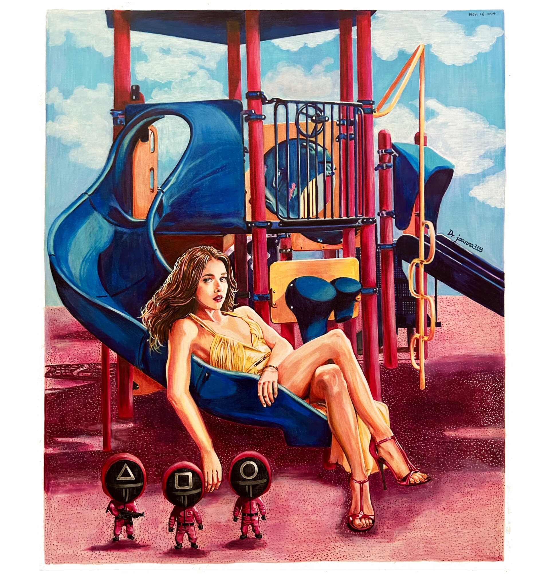 ArtStation - Squid Slide X Margaret Qualley