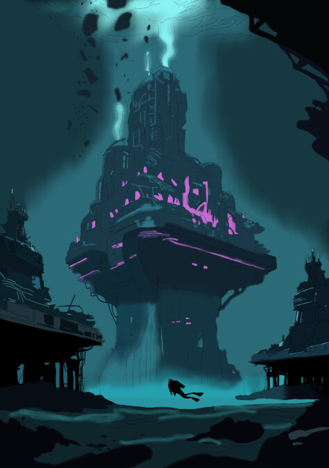 ArtStation - 'Finding Atlantis' Posters