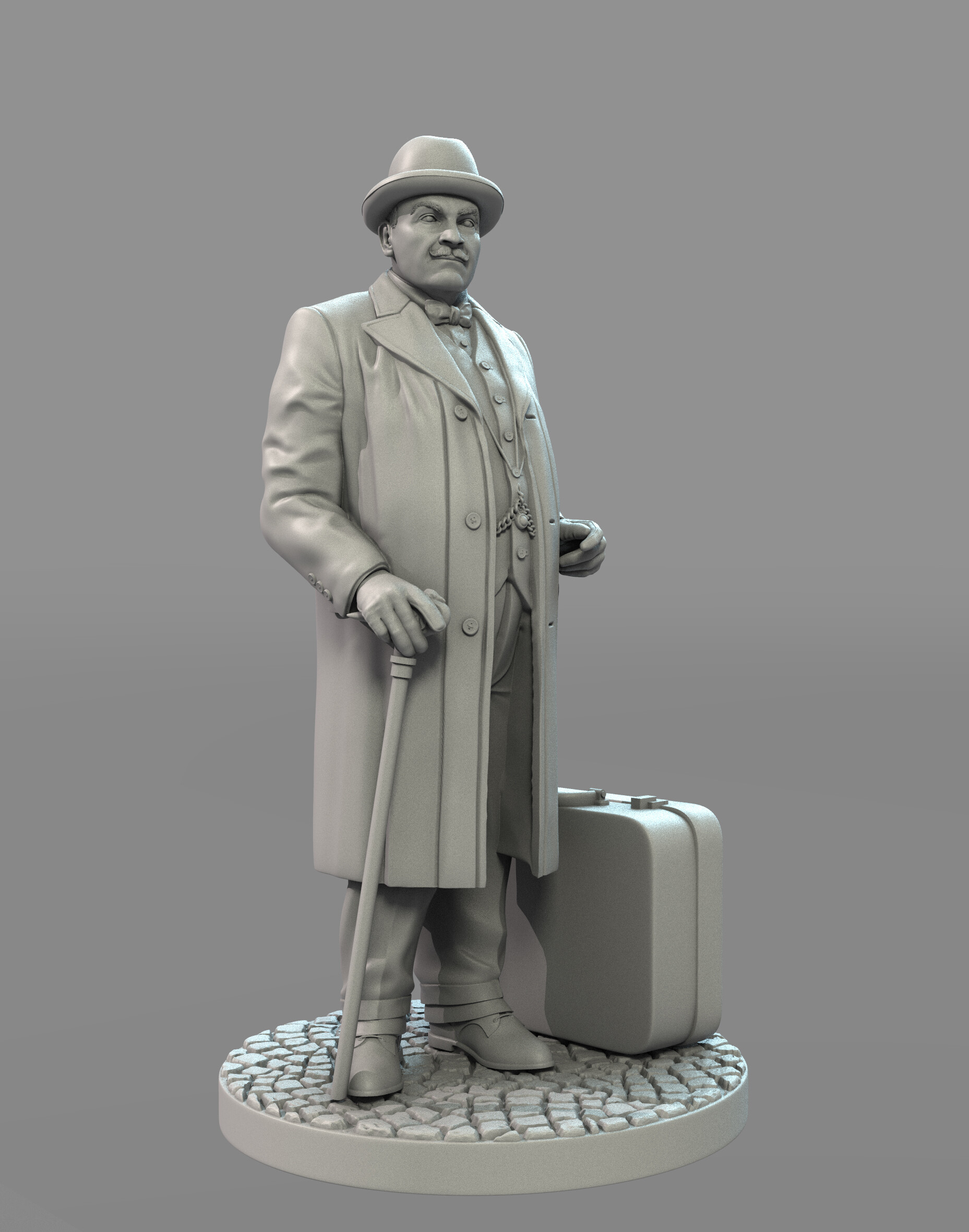 ArtStation - Poirot scuptures