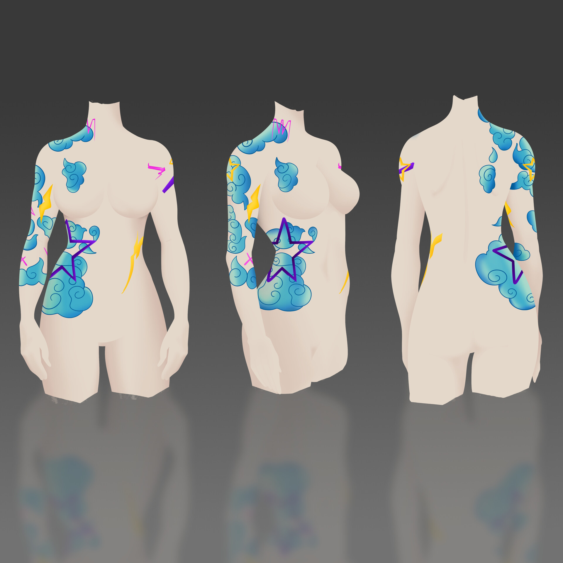 ArtStation - Jinx Season 2 Tattoo Guide - Fanmade