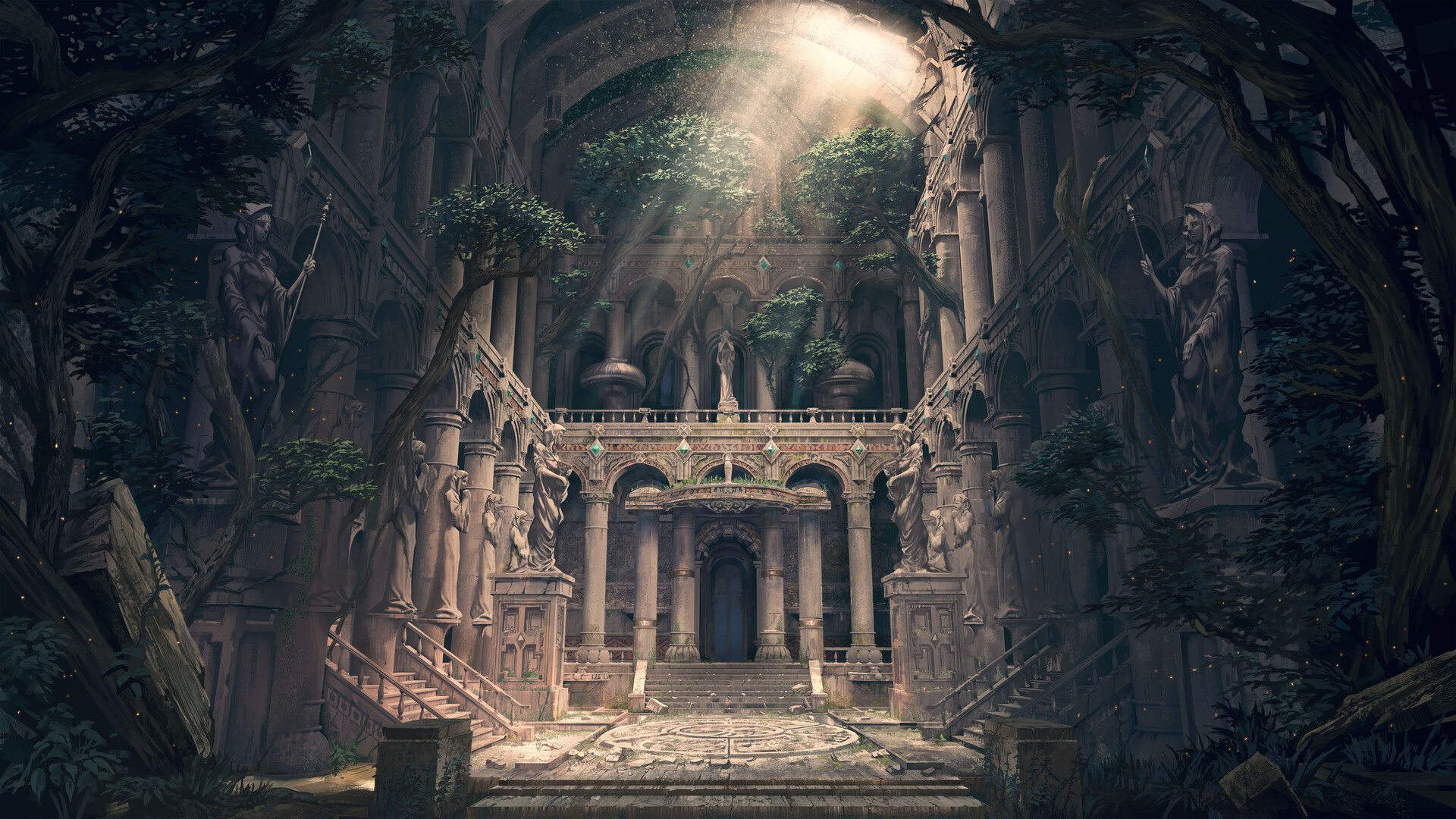 ArtStation - Temple Concept