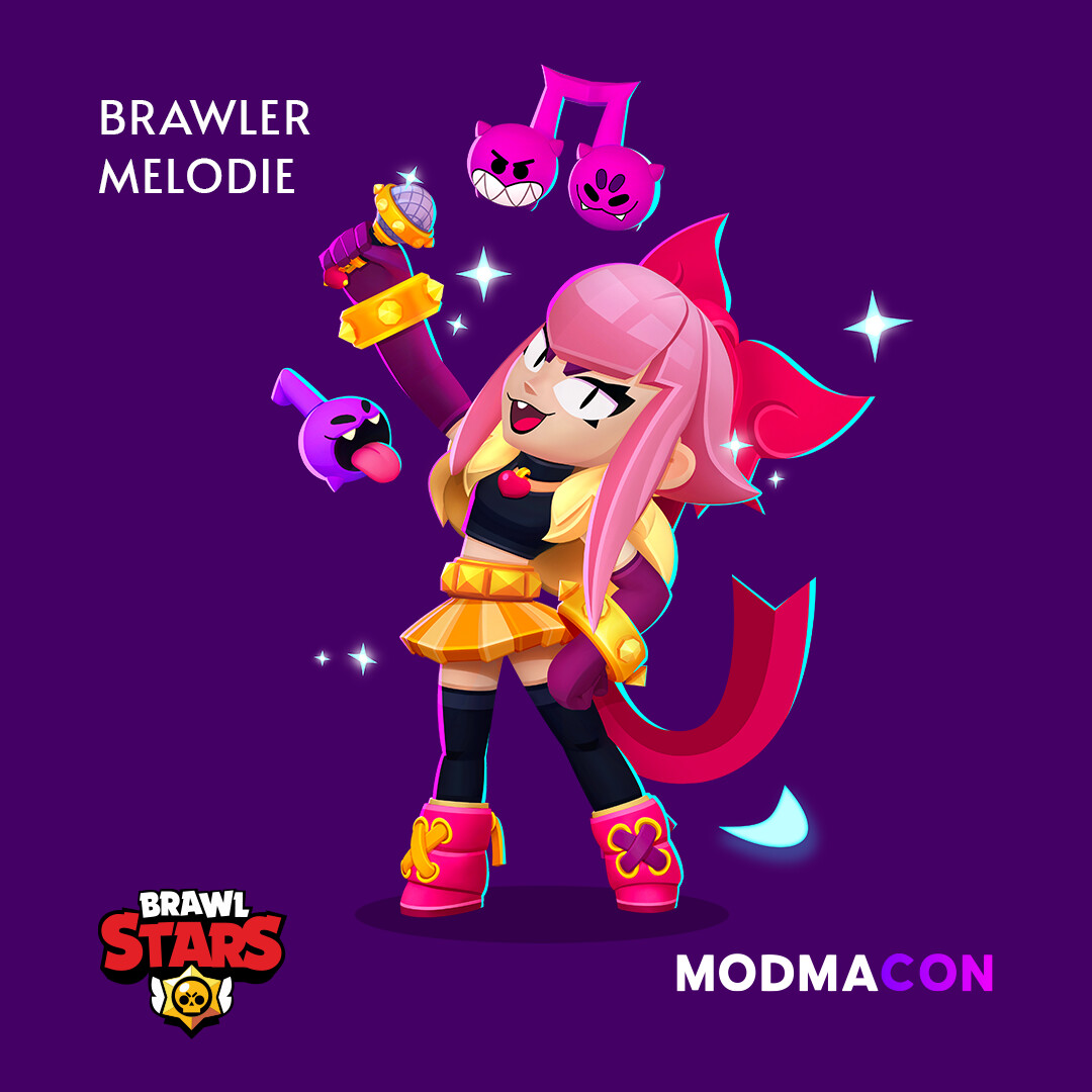 ArtStation - BRAWLER MELODIE: BRAWL STARS