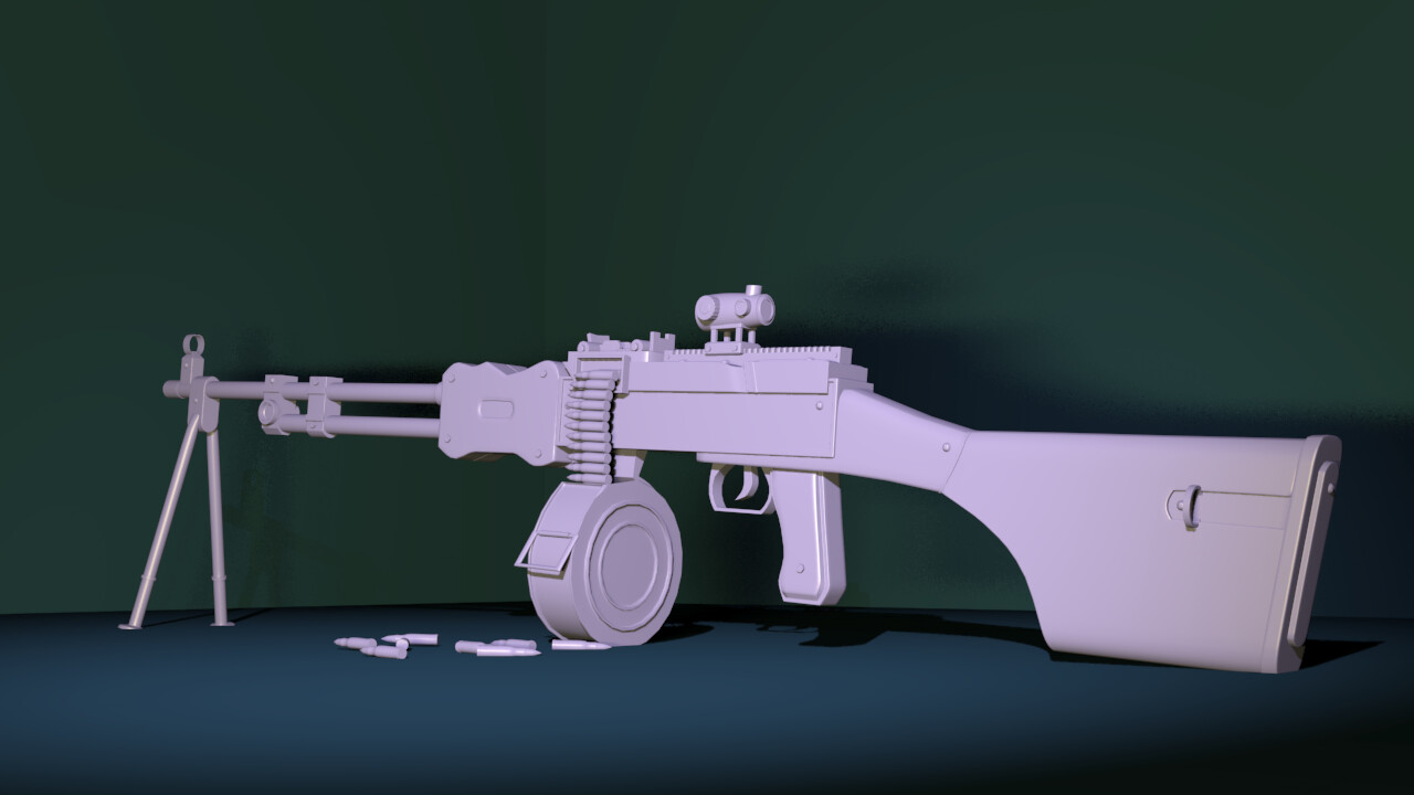 ArtStation - RPD MACHINE GUN