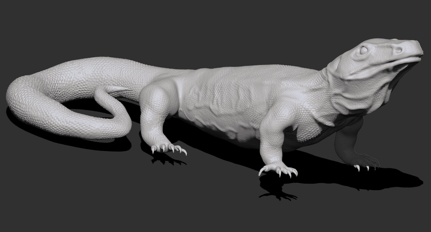 ArtStation - Komodo Dragon