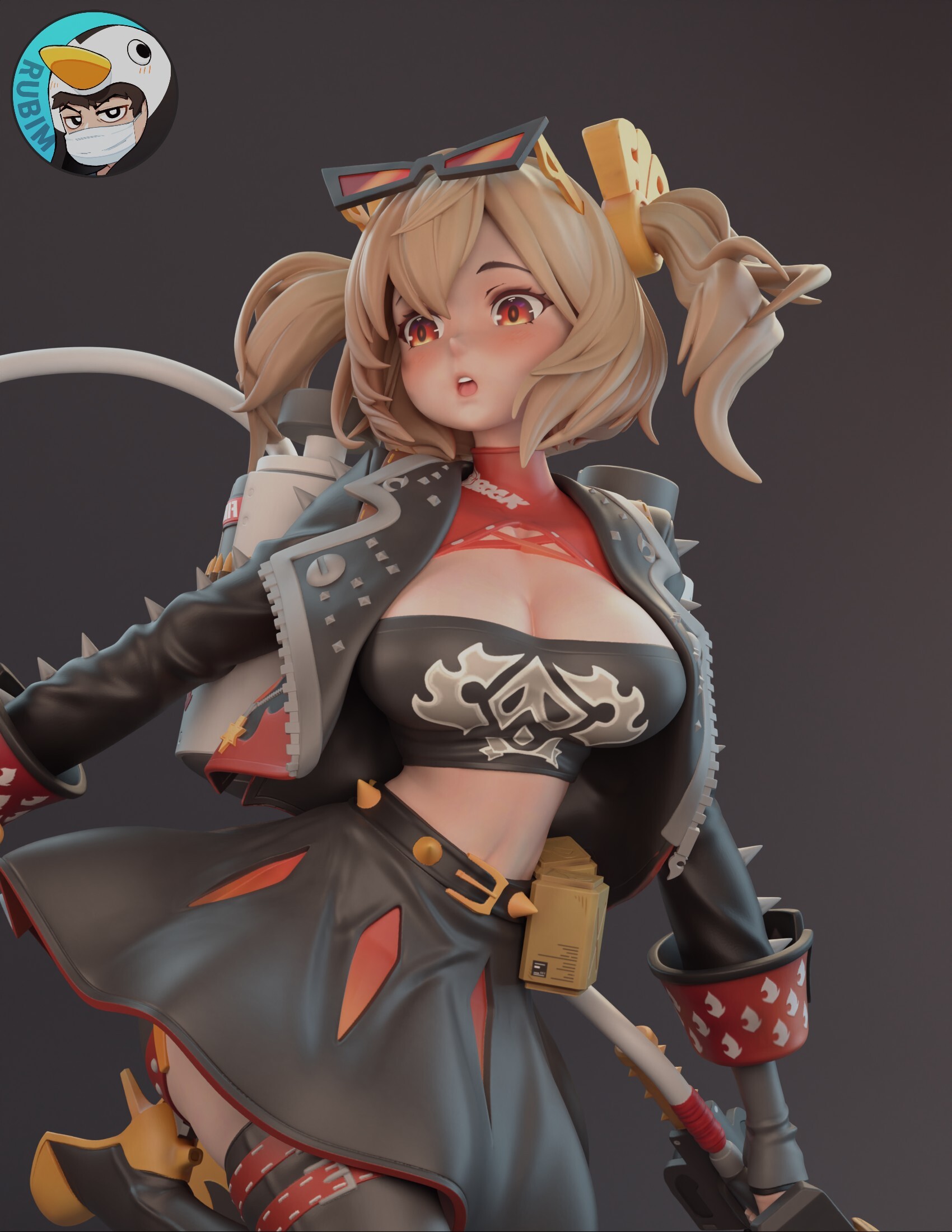 ArtStation - Zenless Zone Zero Burnice White