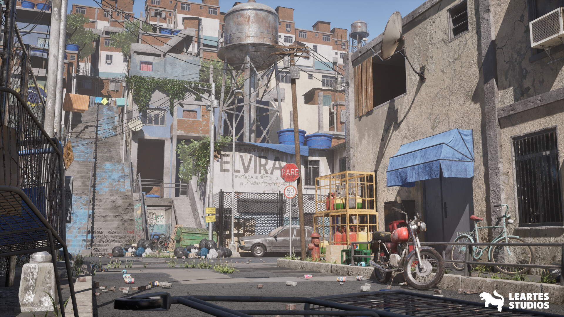Leartes Studios - South American Slums - Favela Environment