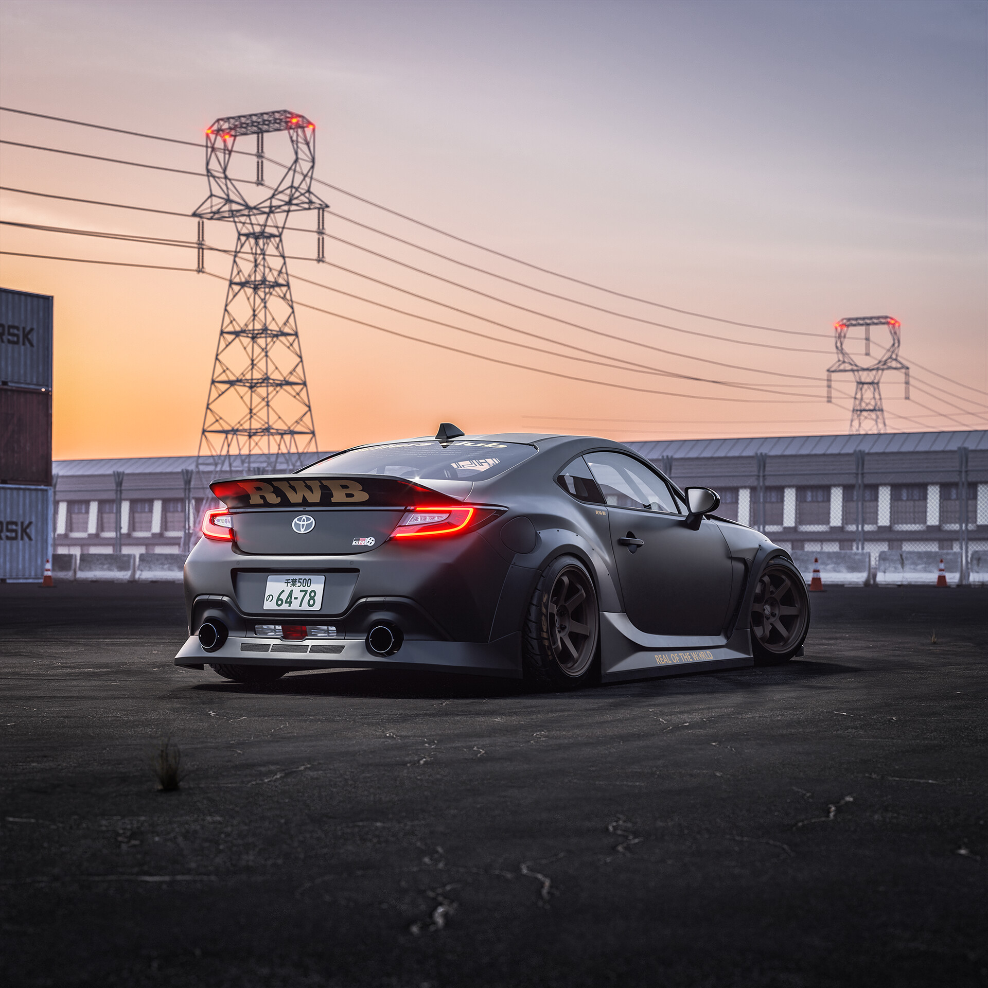 ArtStation - AKIRA NAKAI RWB GR86 "ROUGH WORLD"