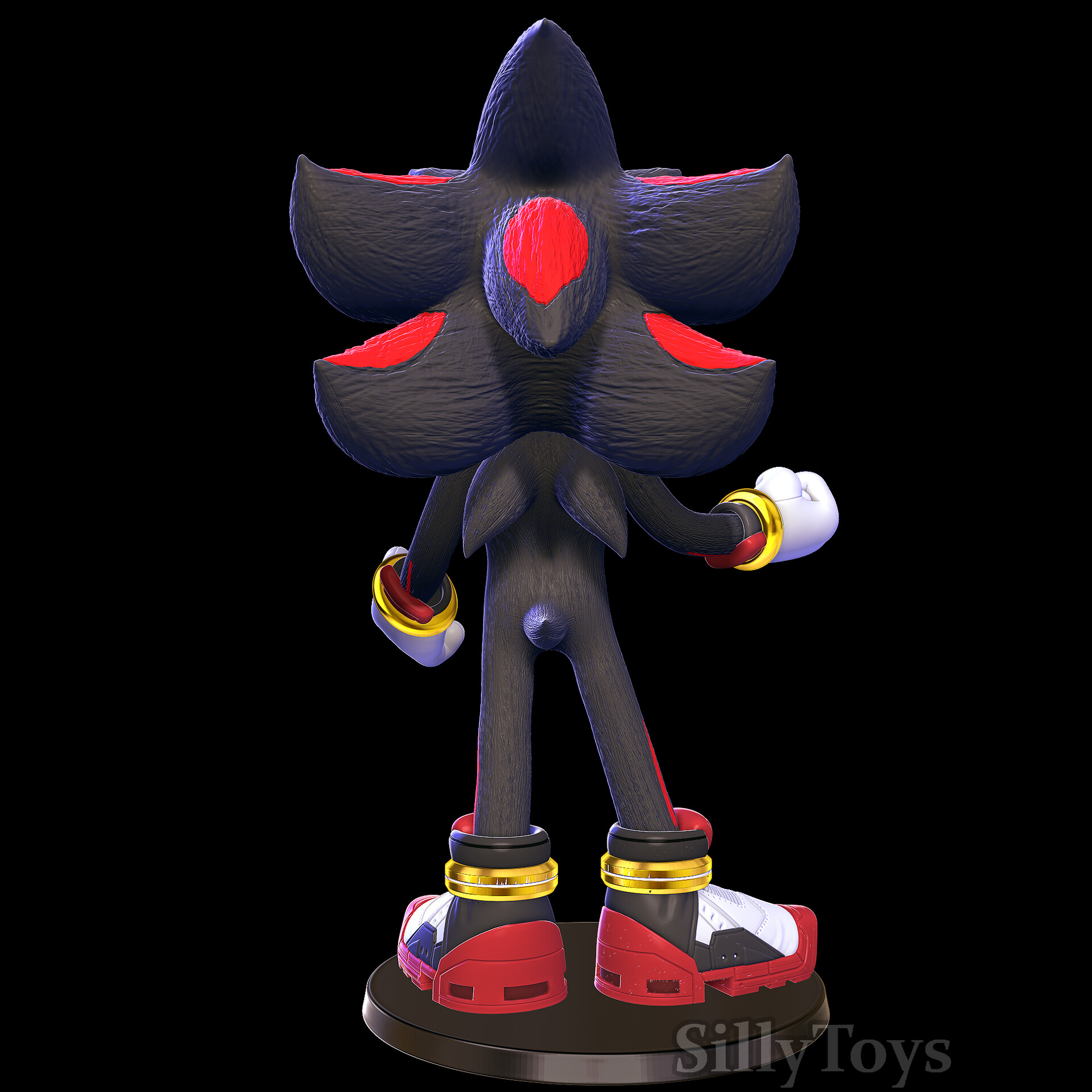 SillyToys - Shadow the Hedgehog - Sonic the Hedgehog 3 3D print model