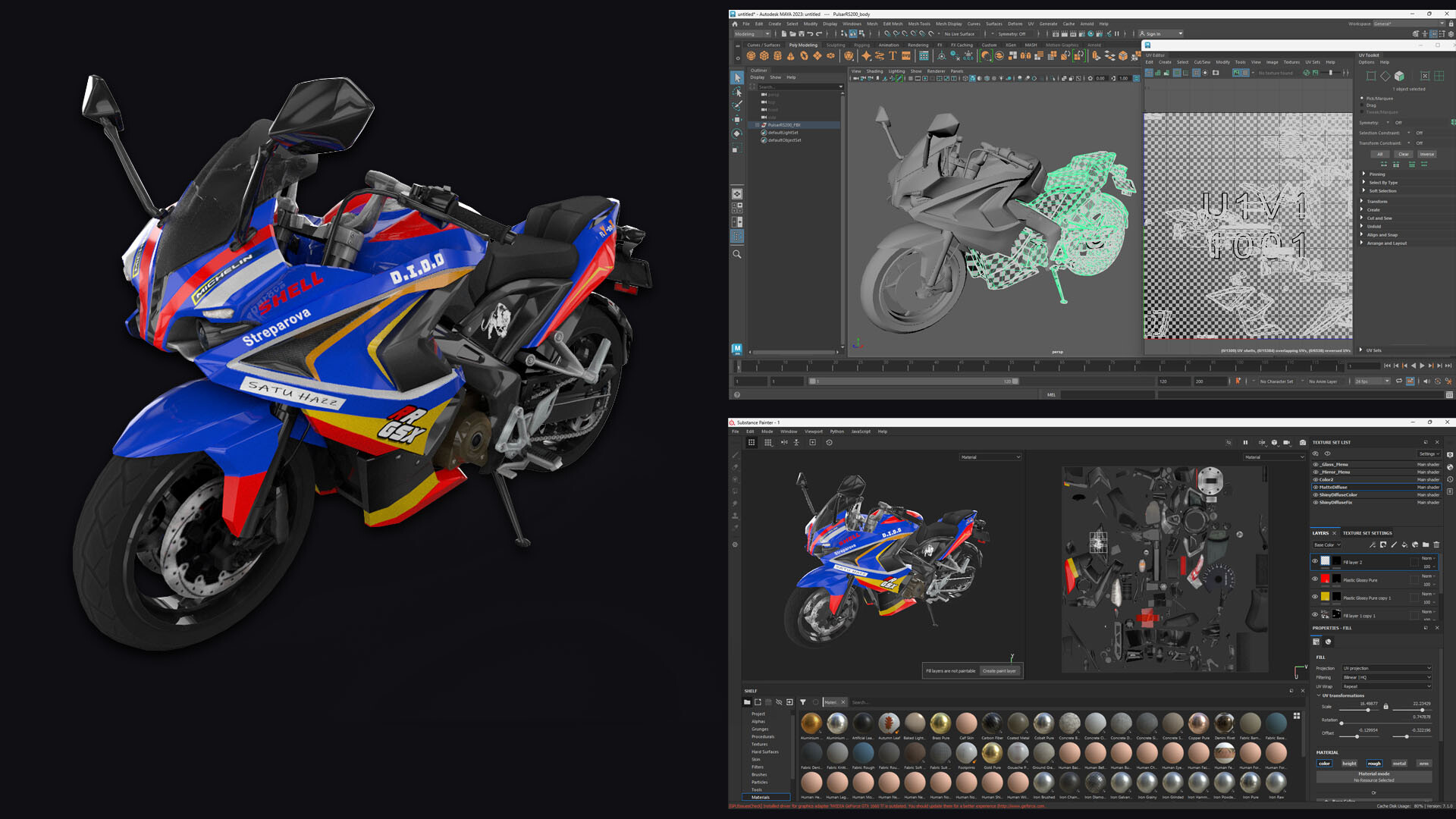 Vamshi krishna k - UV Undrop and Texturing