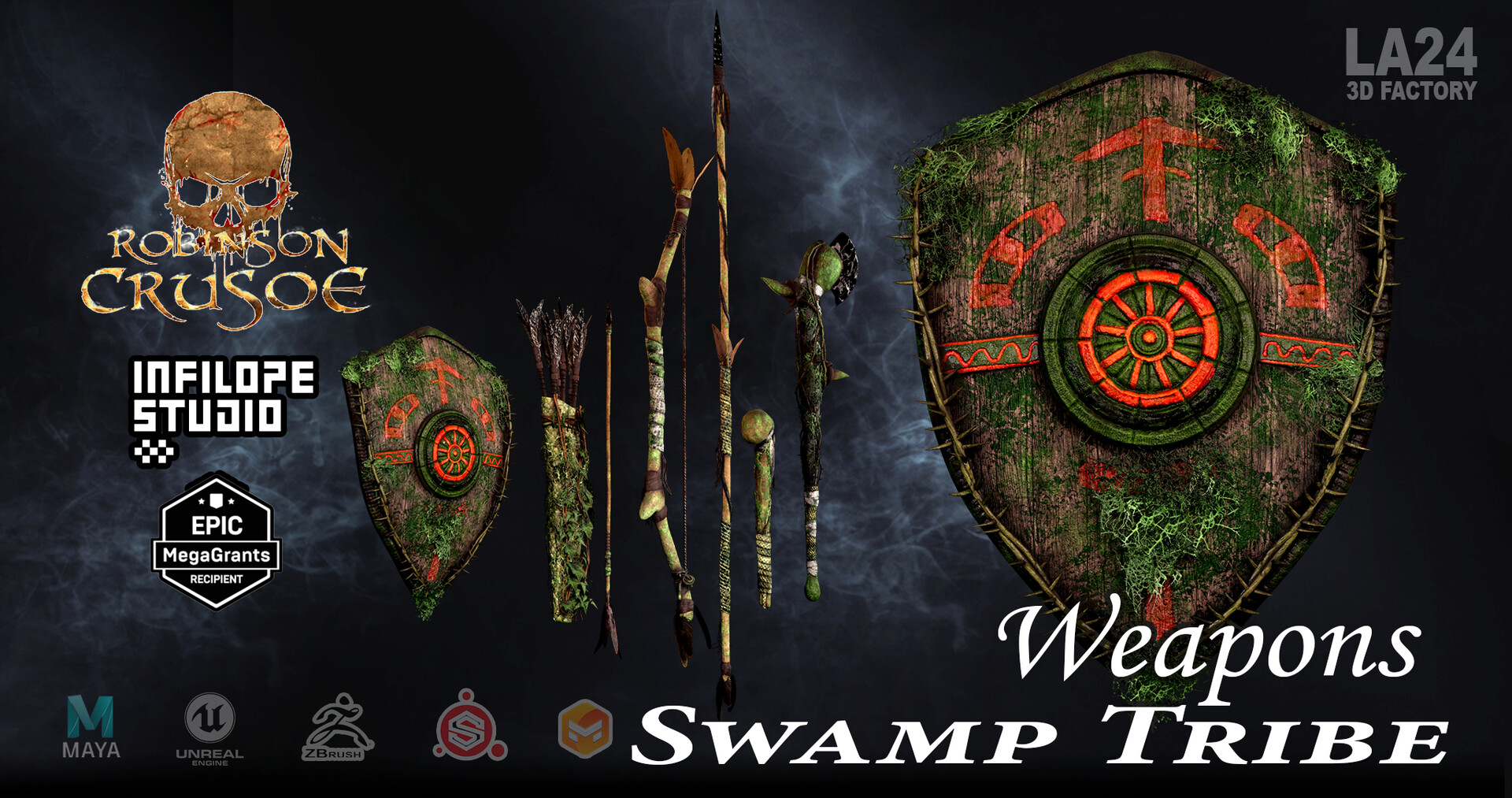 Enzo Di Giacomo - Swamp Tribe Weapons
