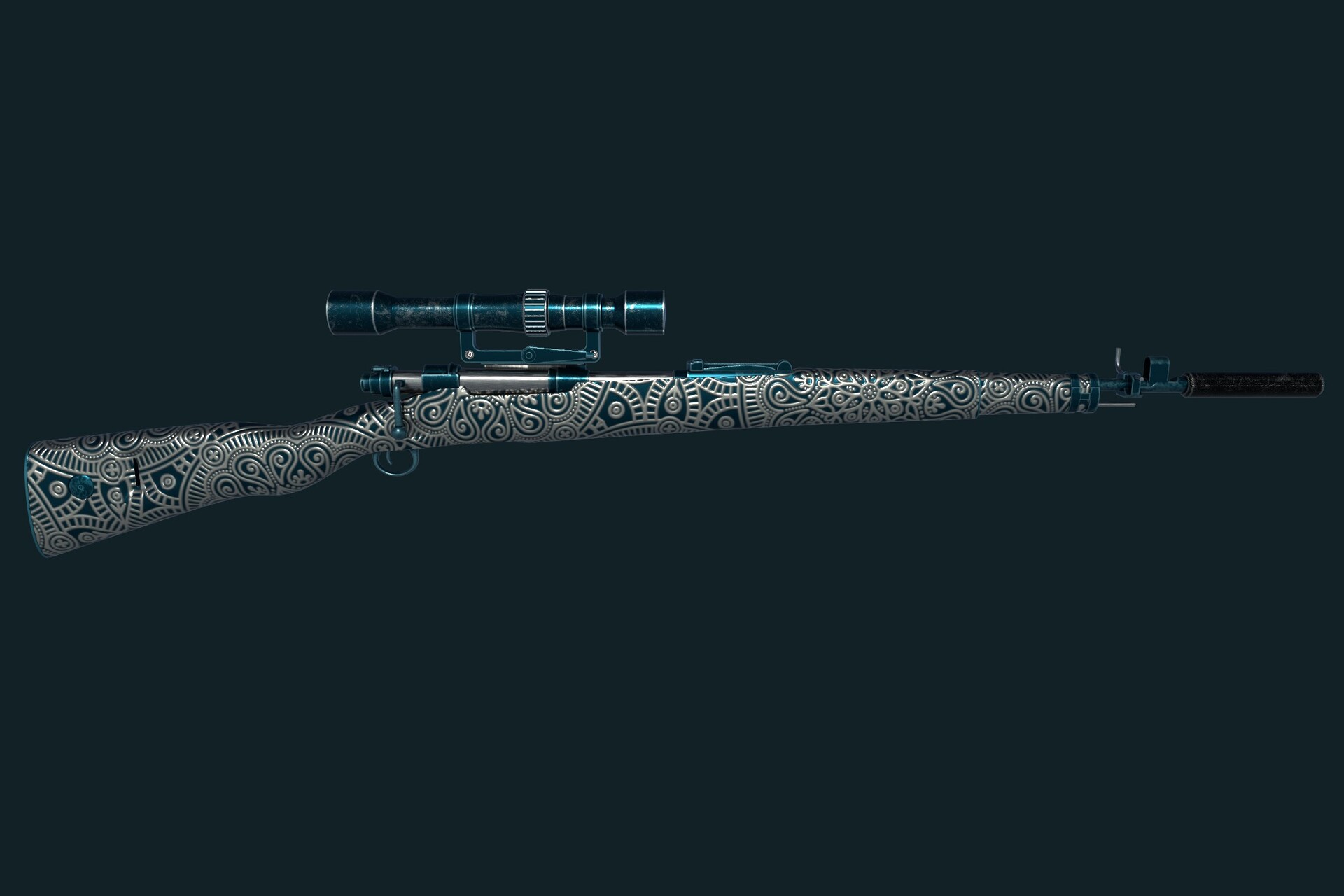 ArtStation - Kar98k with 3 set of skins