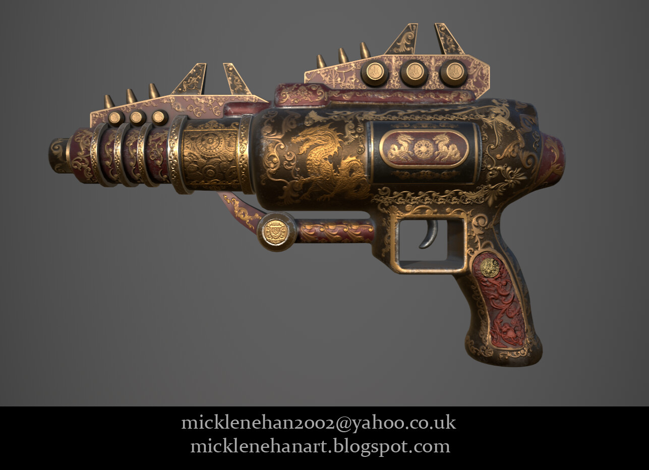 ArtStation - 3D Gun Concept