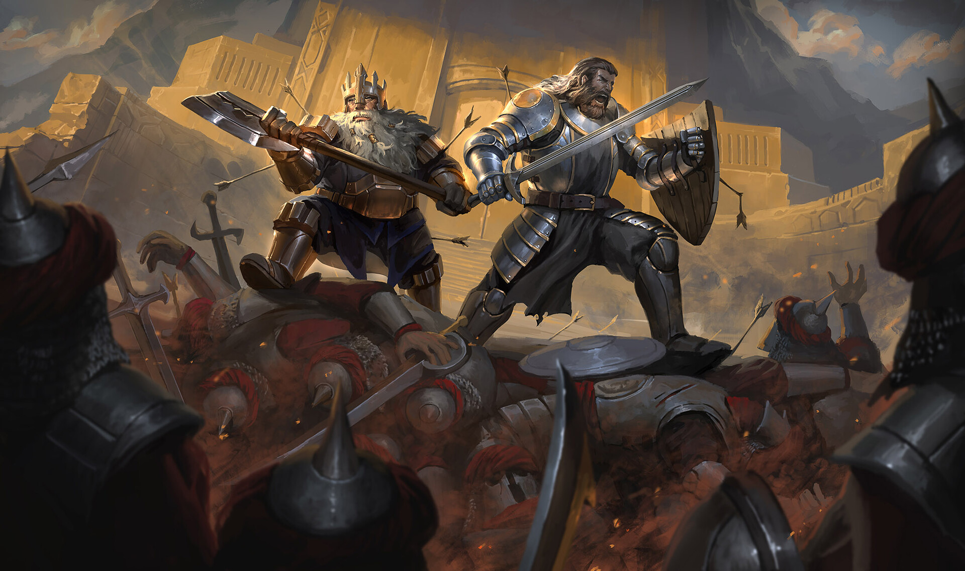 ArtStation - King Dain And Brand Last Stand