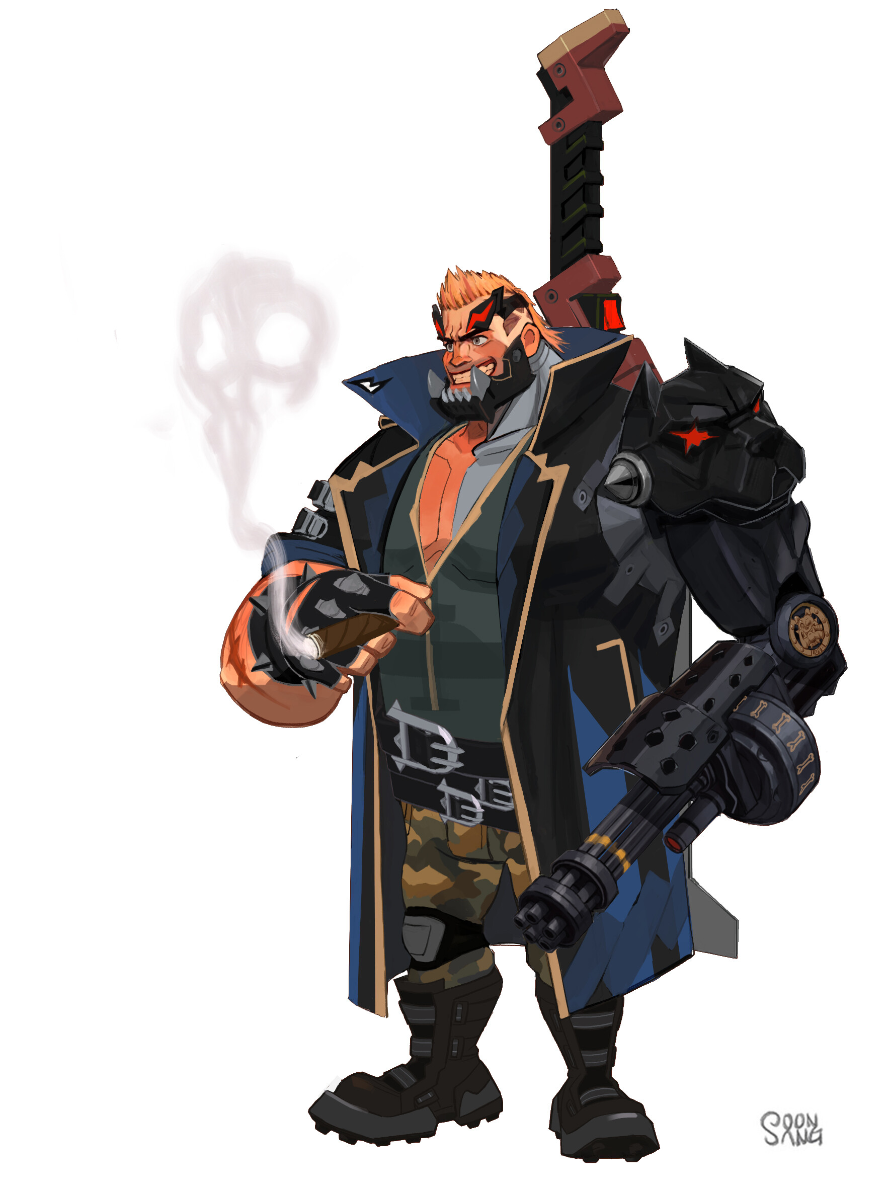 ArtStation - Personal project VILLAINS X VILLAINS "MADDOG BILLY"