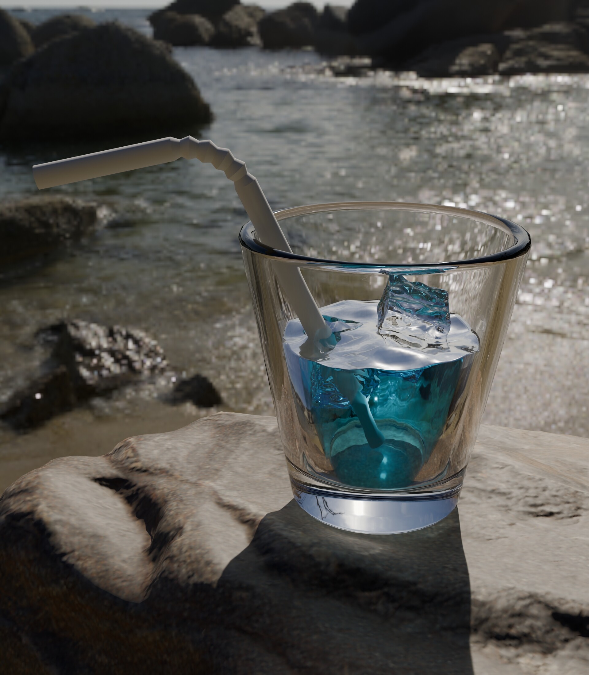 ArtStation - Hyper Realistic 3D Glass Models