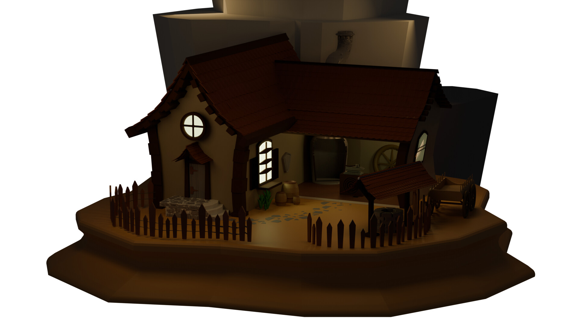 ArtStation - Low Poly Blacksmith