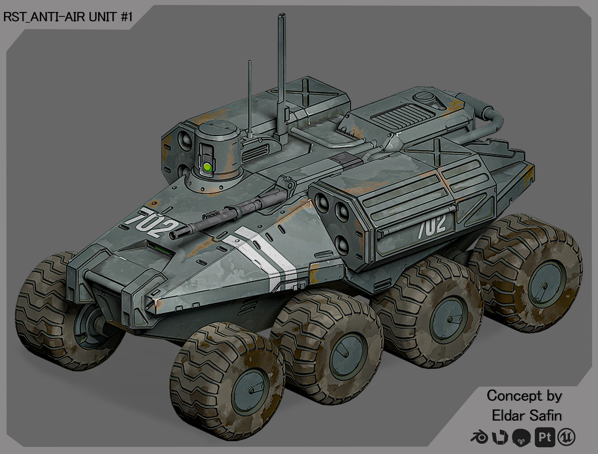 ArtStation - Anti-air unit