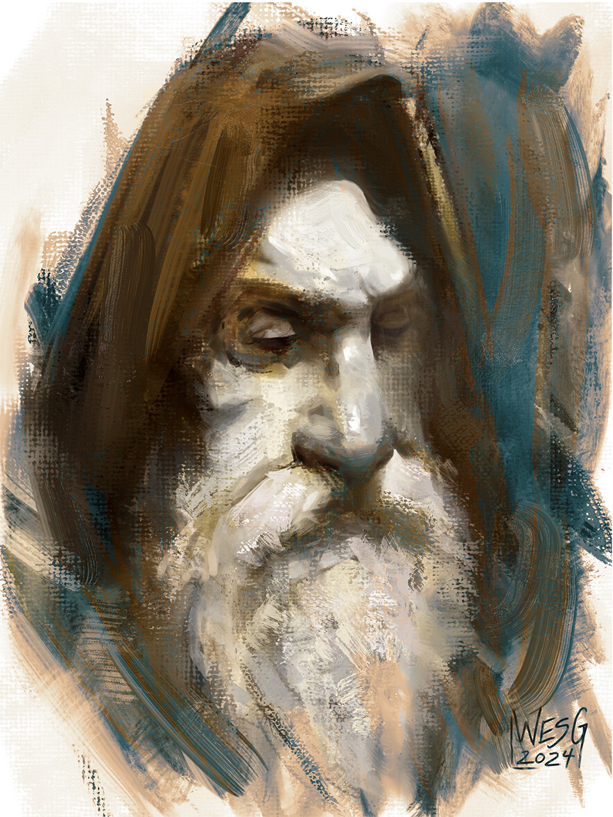 ArtStation - Expressive Brushwork practice