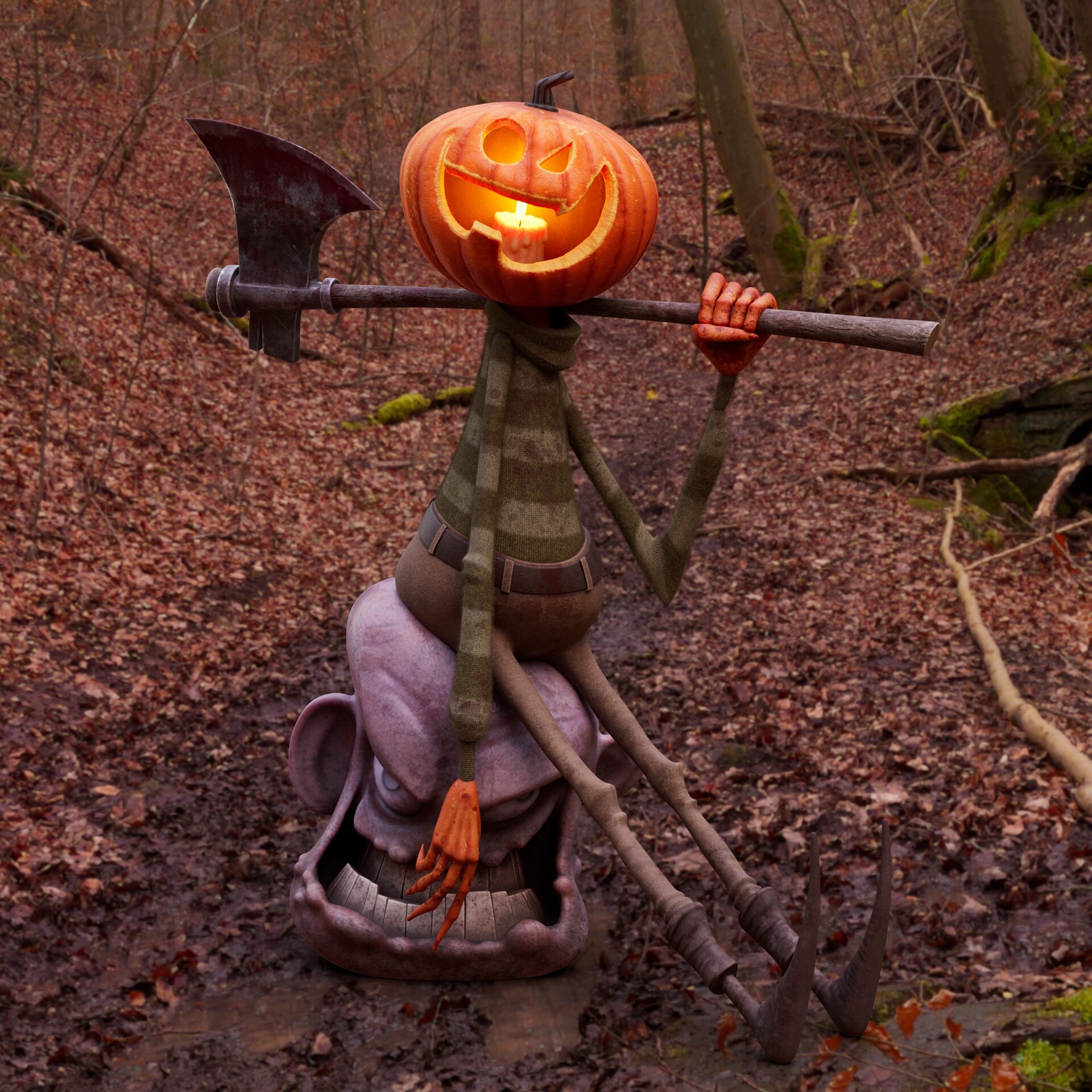 Guillermo Paredes - Mr Jack & Mr Head | Character Art