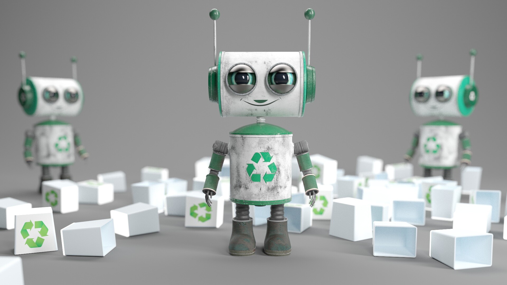 ArtStation - CLEANER ROBOT