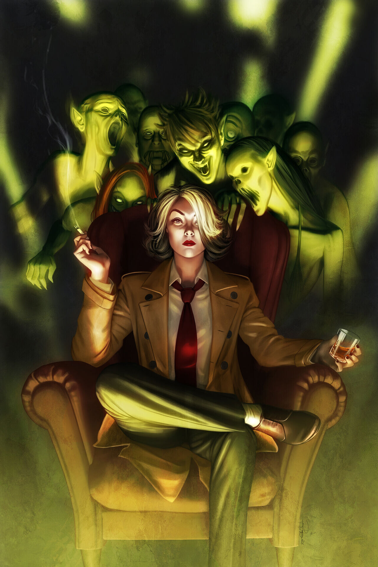 ArtStation - Cover for "Jane Silver" series