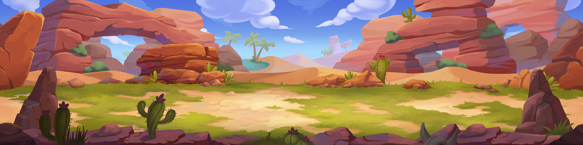 Tue Tue - Scrolling Background Concept