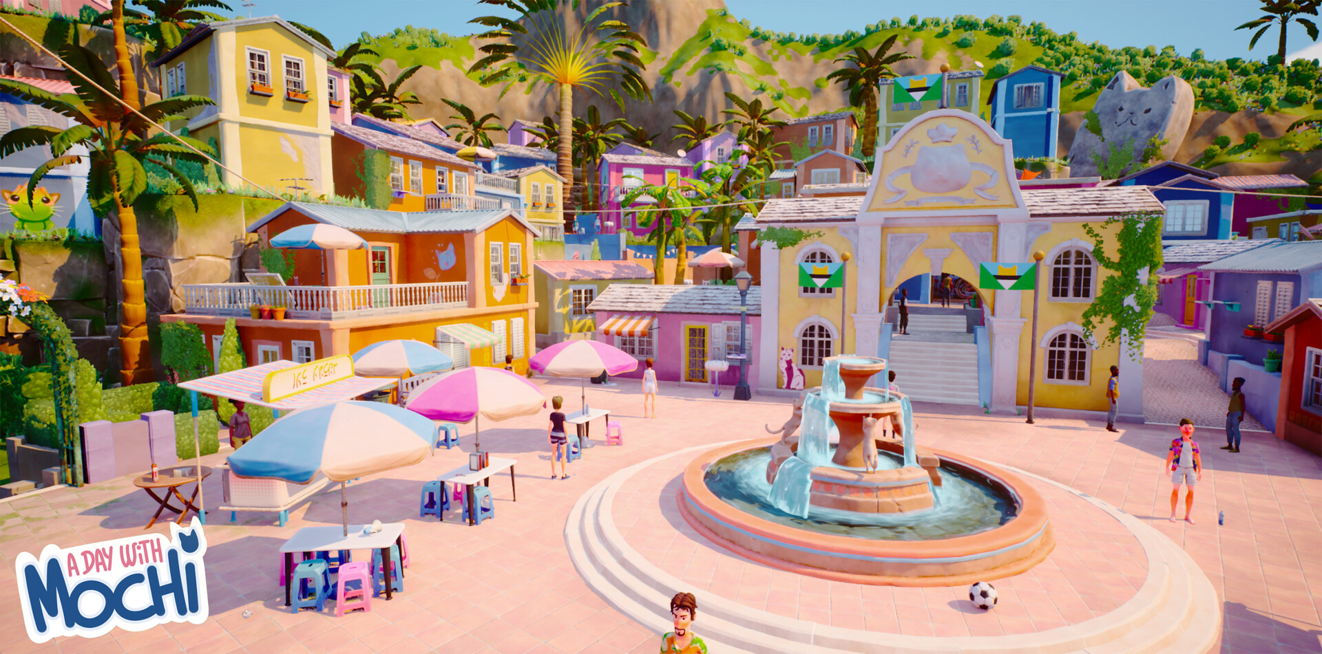 Gérard Zoé - A Day With Mochi | Level Art and concepts