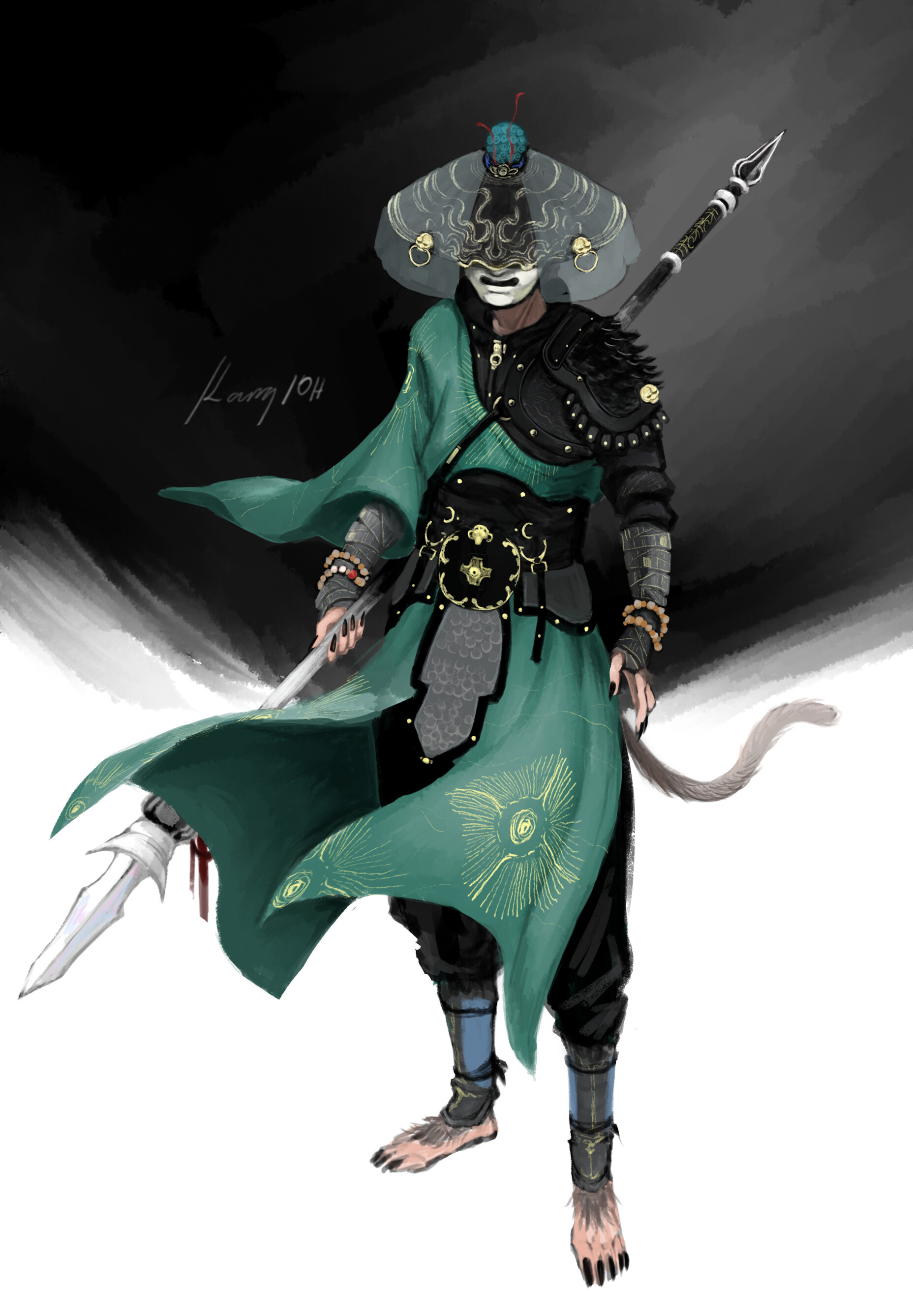 ArtStation - poison-centric armor set | black myth:wukong