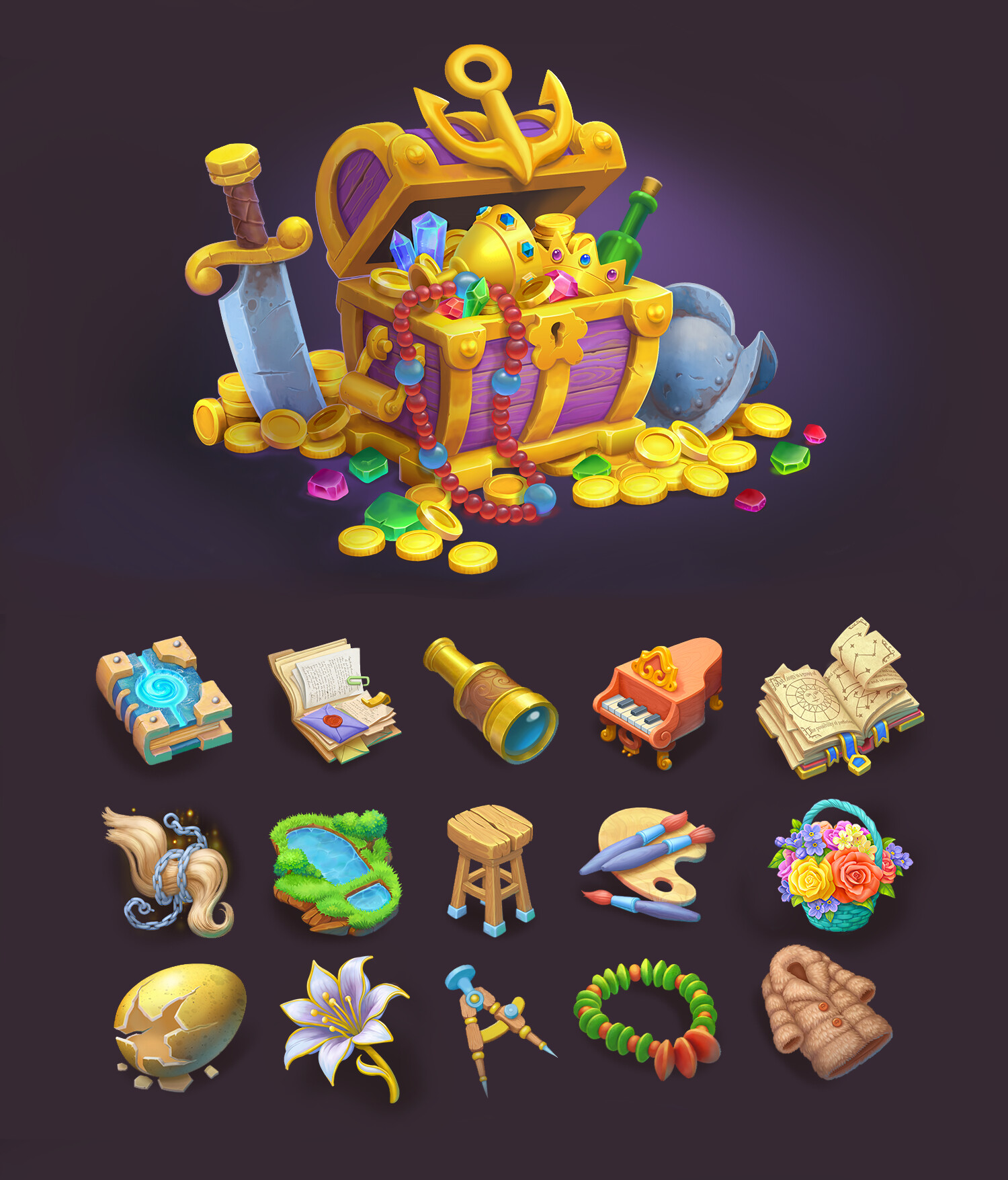 ArtStation - object and icons