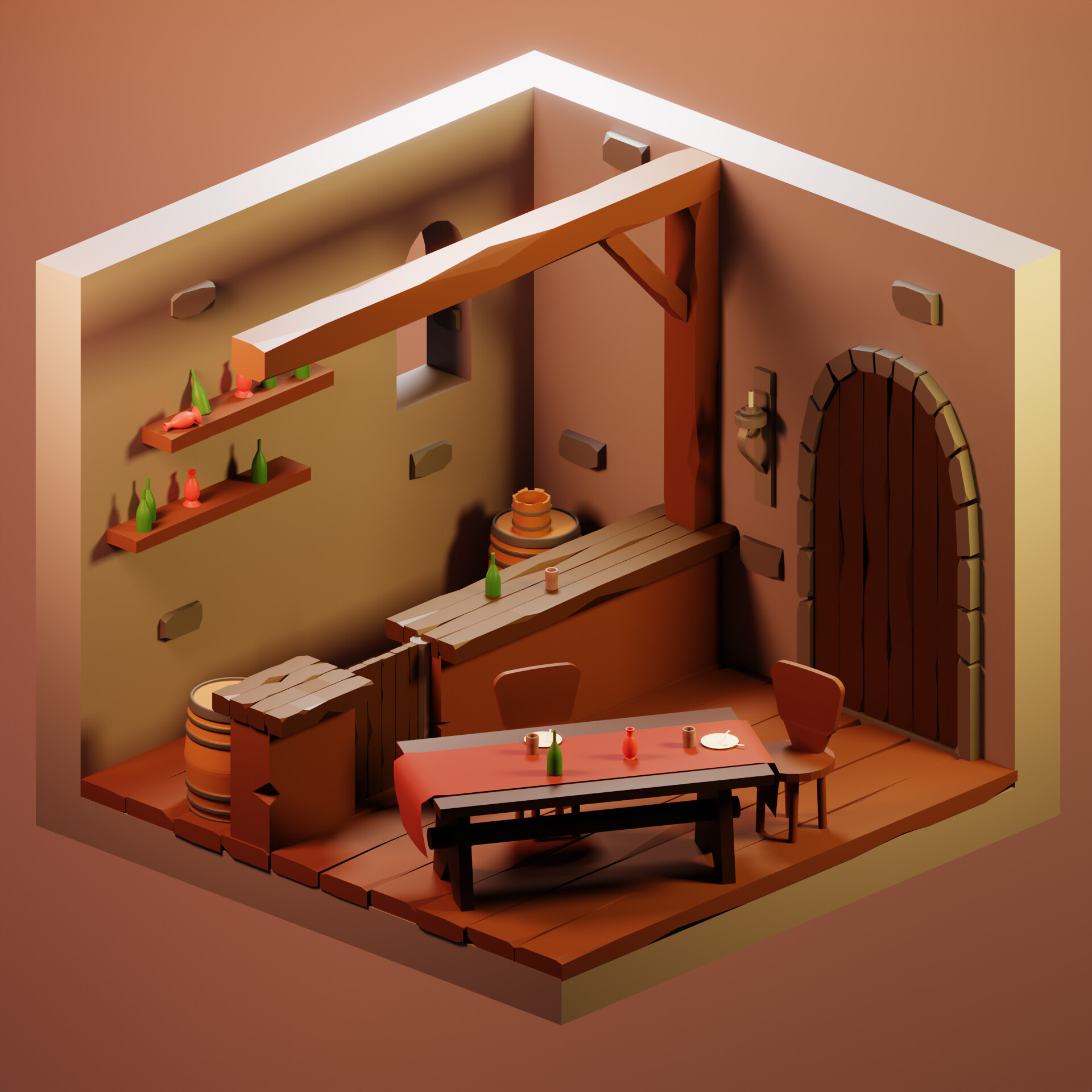 ArtStation - The "Tiny Tavern"