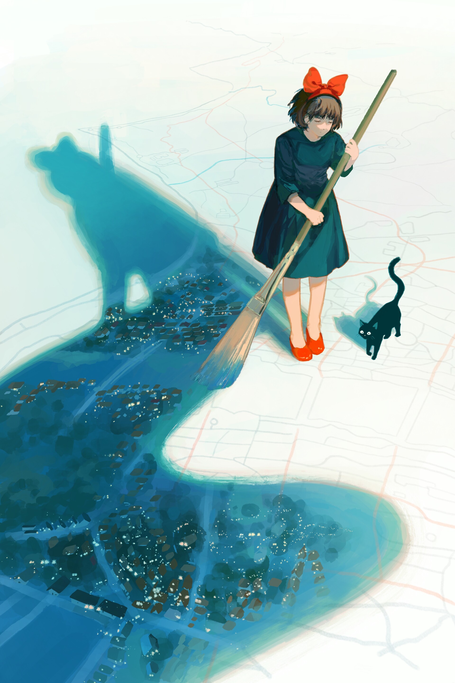 ArtStation - Kiki's delivery service - Artist allegory